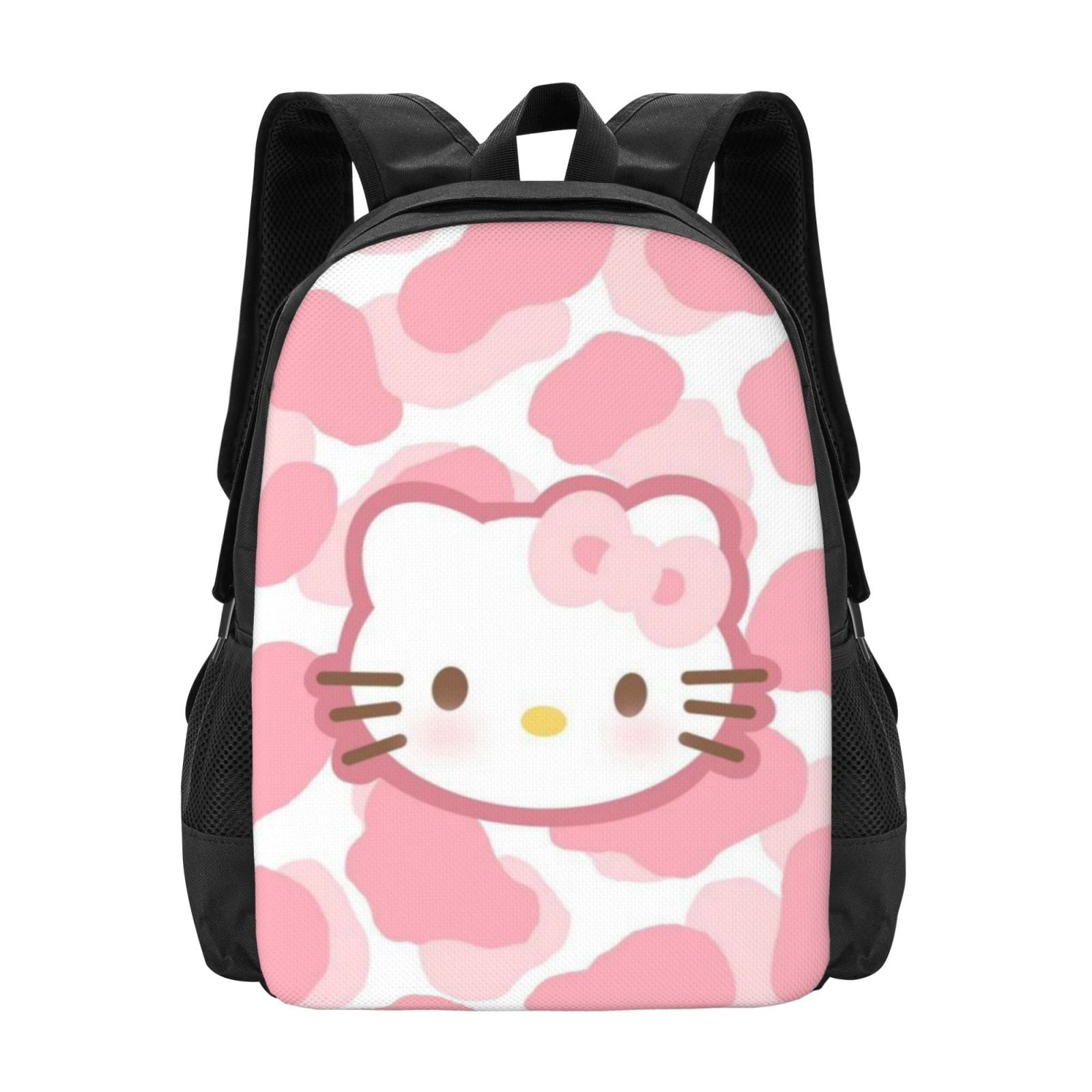 Cute Cartoon Kitty Backpack Hello Cat Kitty Backpack Casual Daypack ...
