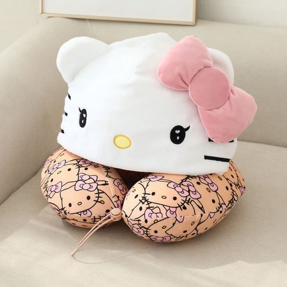 Cute Cartoon Kitty Cat Kuromi My Melody Hooded Blackout Memory Foam Ice ...