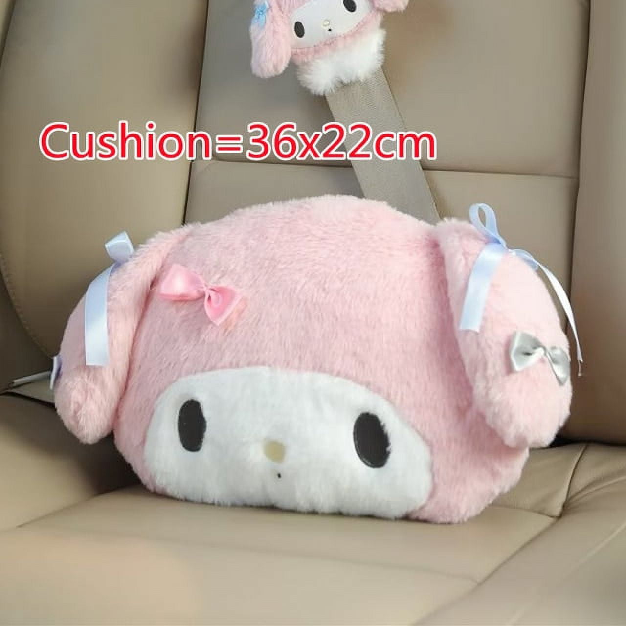 Cute Cartoon Kuromi Car Safety Seat Belt Cover Shoulder Pads Protection ...