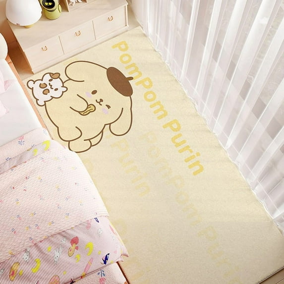 Cute Cartoon Kuromi Sanrio Carpet Living Room Sofa Bedroom Bedside ...