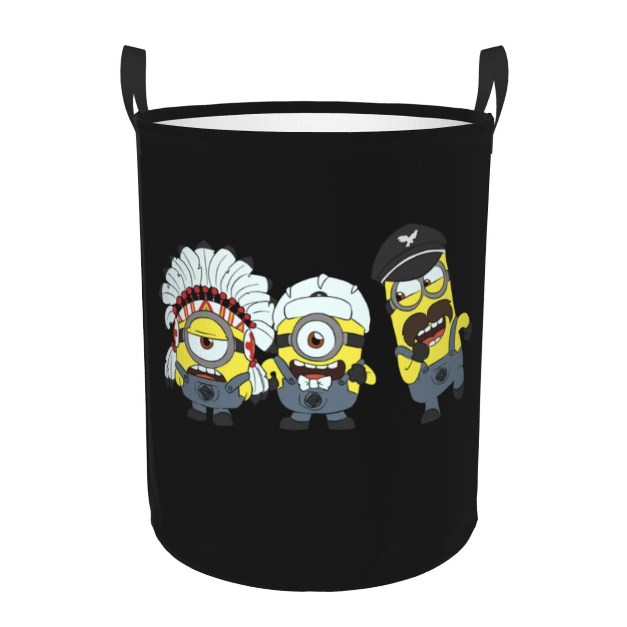 Cute Cartoon Large Laundry Minions Basket Durable Oxford Fabric ...
