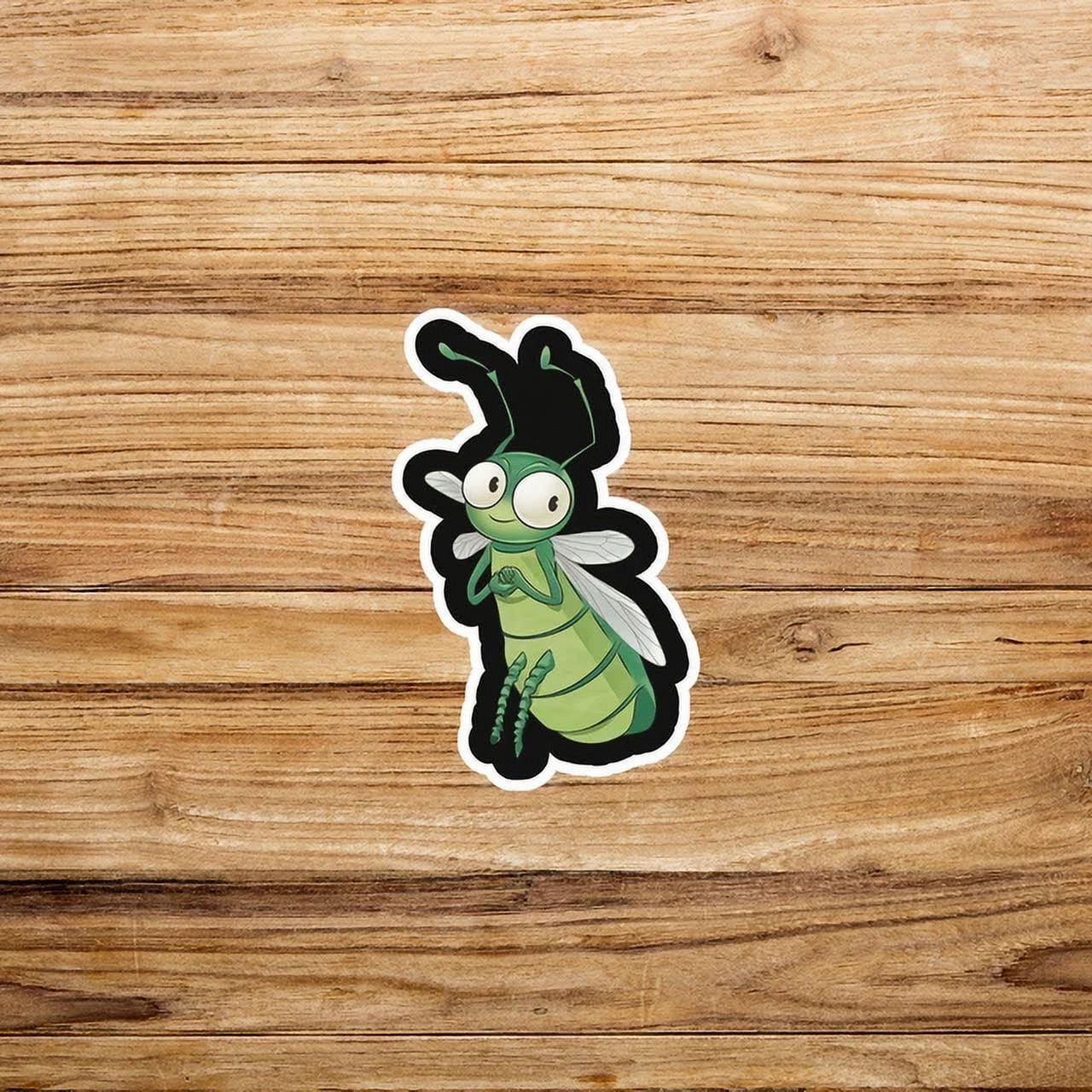 Cute Cartoon Lightning Bug Firefly Sticker - Insect Nature Lover ...