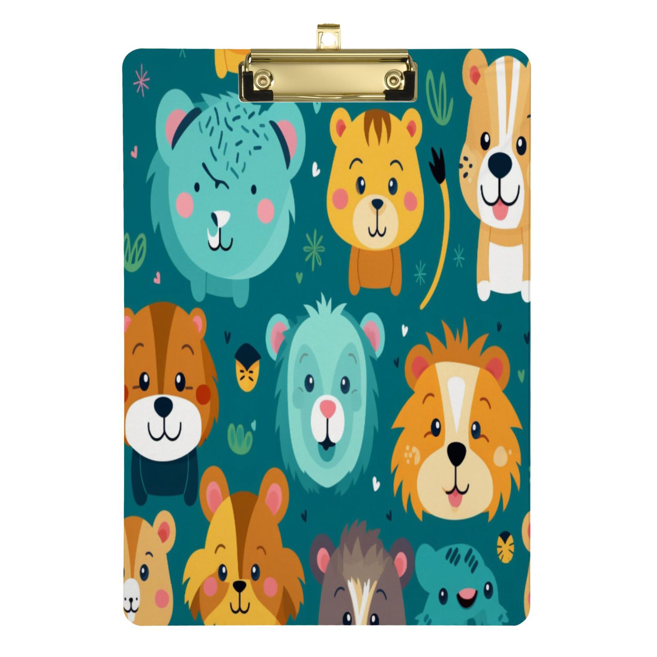 Cute Cartoon Lion Acrylic Clipboards A4 Standard Letter Size Clipboard ...