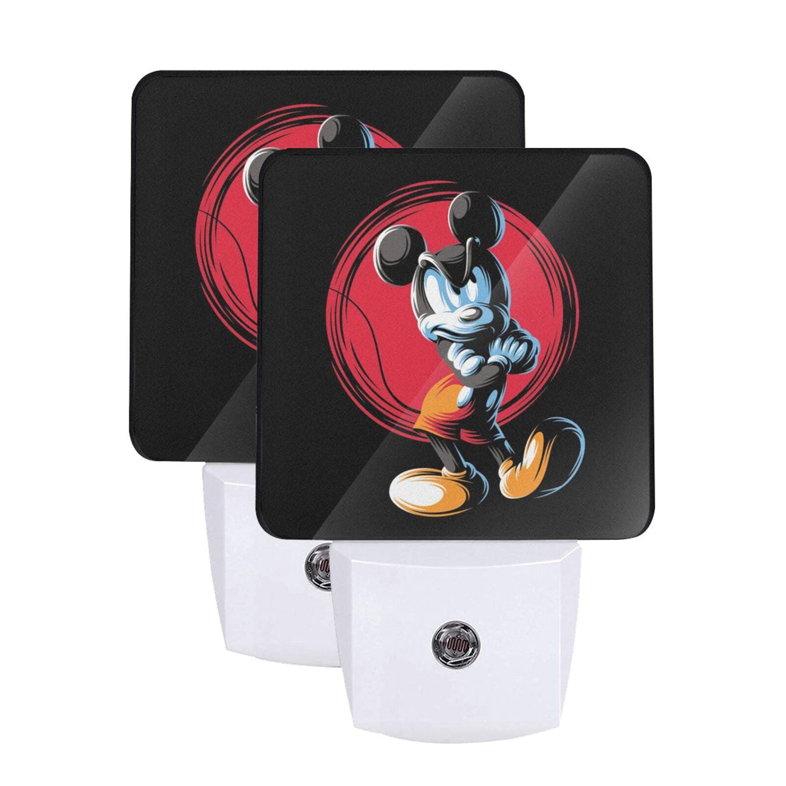 Cute Cartoon Mickey Mouse And Minnie Mouse Night Light Plug into Wall ...
