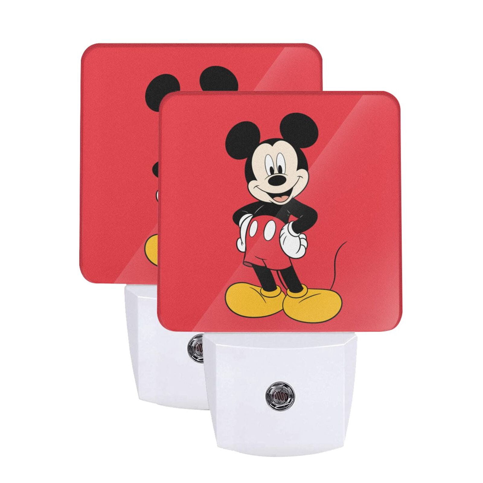 Cute Cartoon Mickey Mouse And Minnie Mouse Night Light Plug into Wall ...