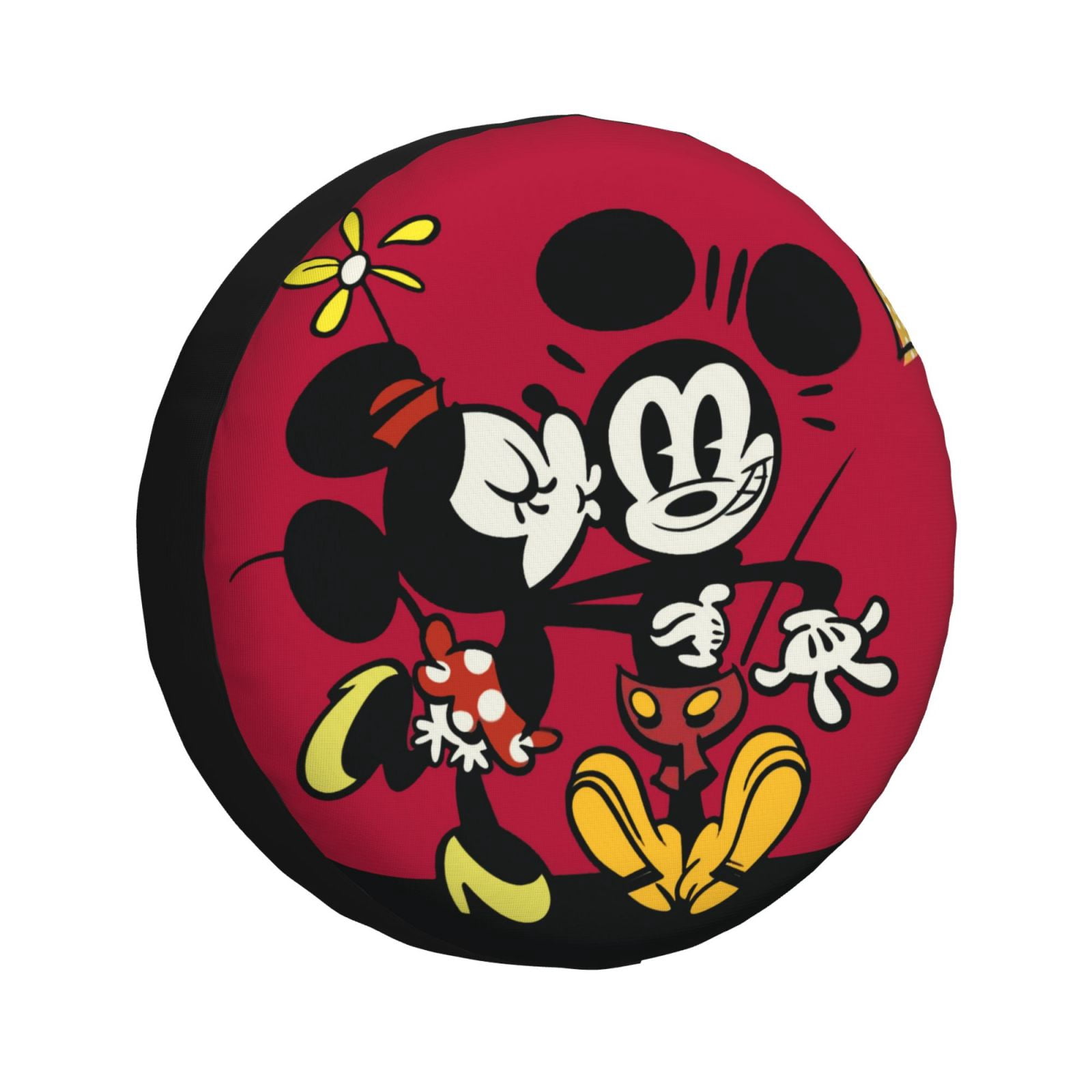Cute Cartoon Mickey Mouse Spare Tire Cover Wheel Protectors For Trailer ...
