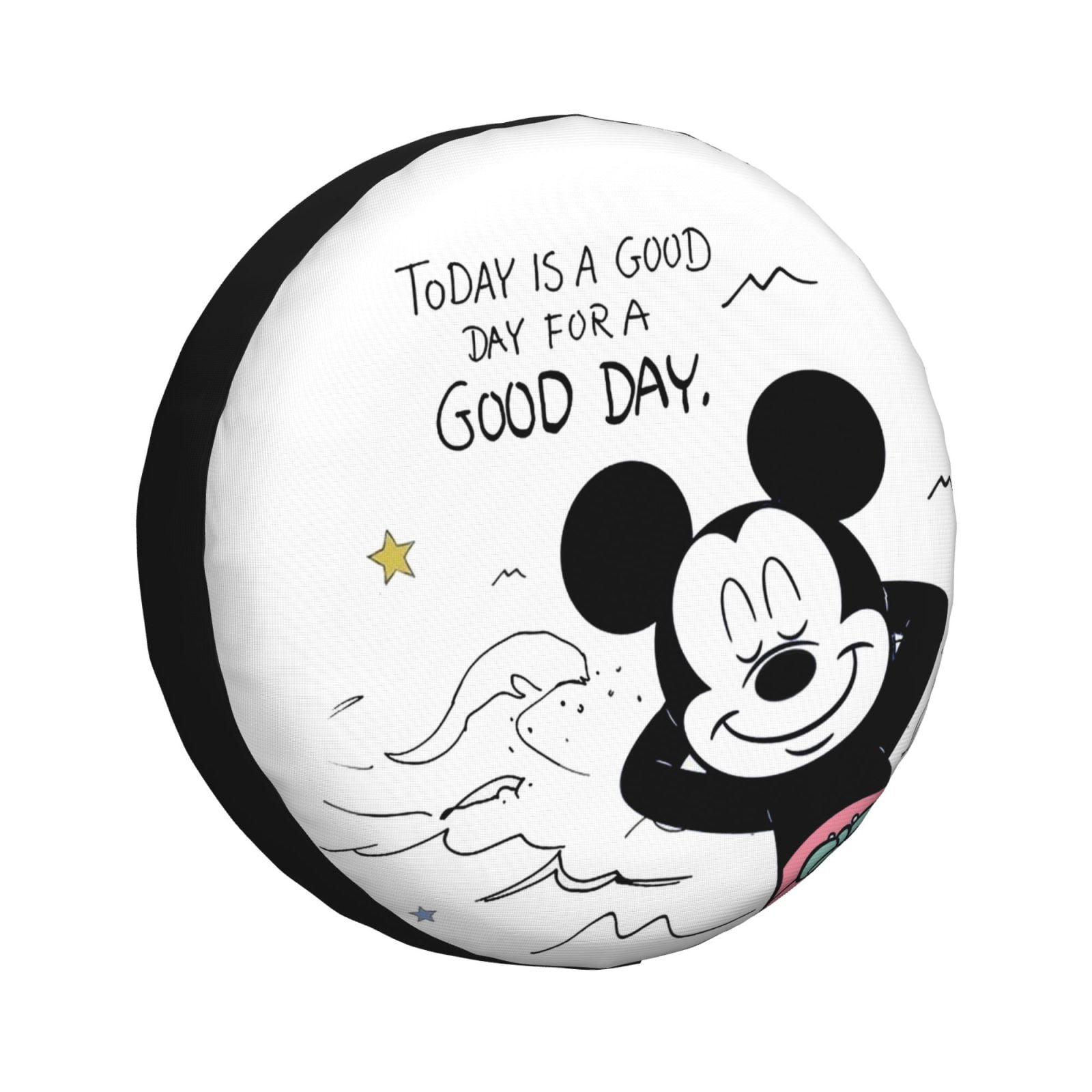 Cute Cartoon Mickey Mouse Spare Tire Cover Wheel Protectors For Trailer ...