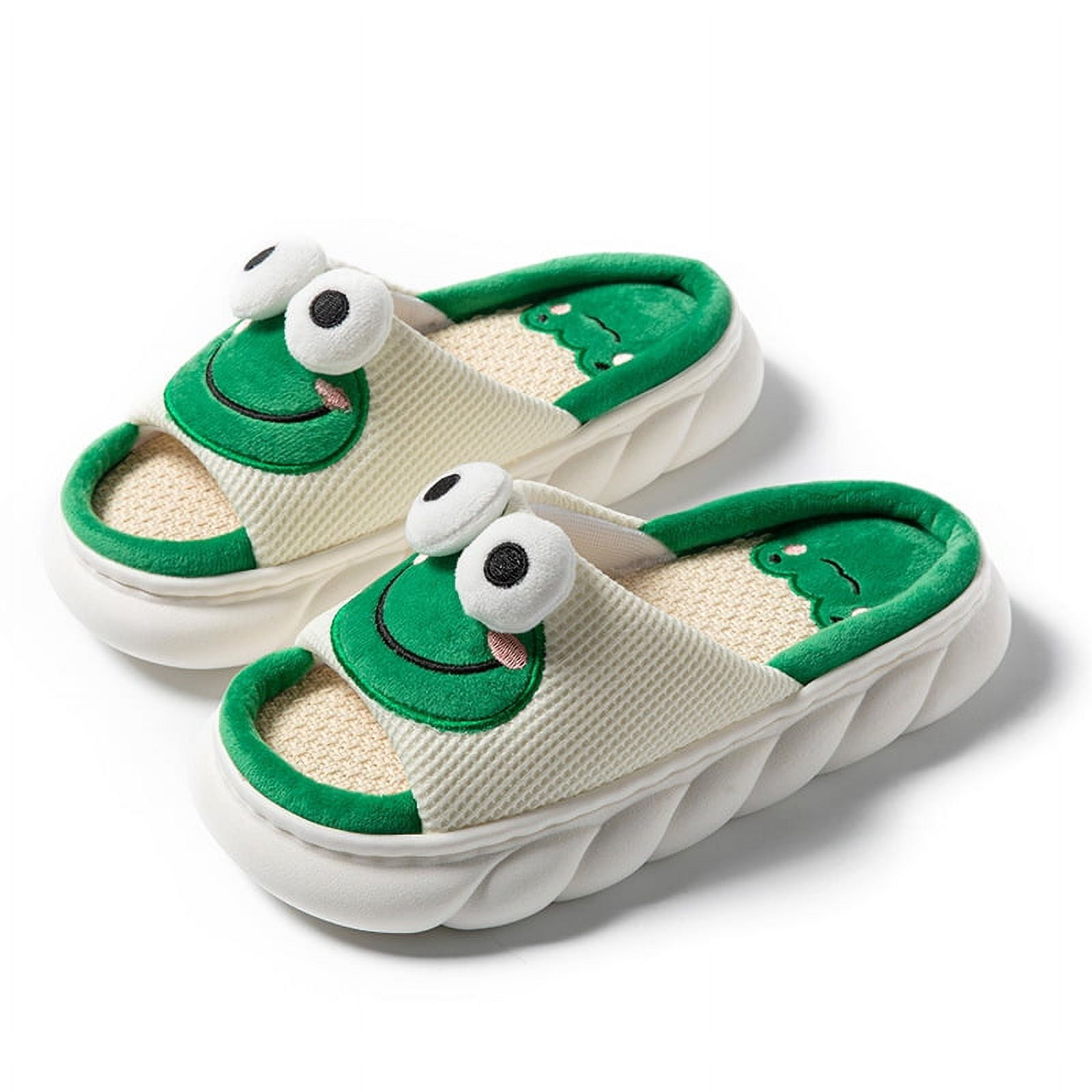 Cute Cartoon Milk Cow Home Slippers Four Seasons Indoor Home Sandals ...
