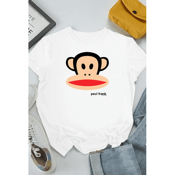 Cute Cartoon Monkey Big Face 2000s Aesthetic Art Unisex T-Shirt V12745 ...
