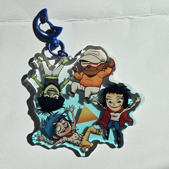 Cute Cartoon Mountain Chibi Acrylic Keychain Kawaii Anime Bag Charm ...