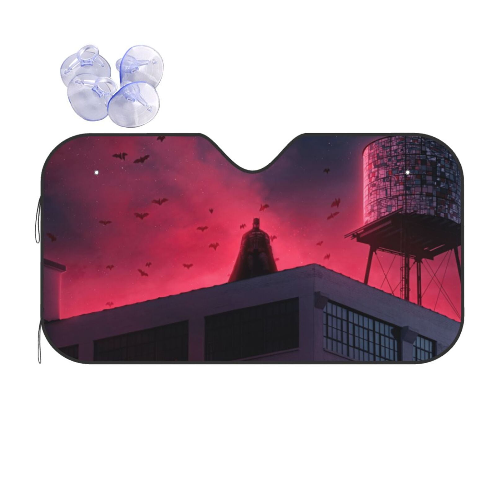 Cute Cartoon Movie Hero Batman Folding Car Visor Front Window, Car ...