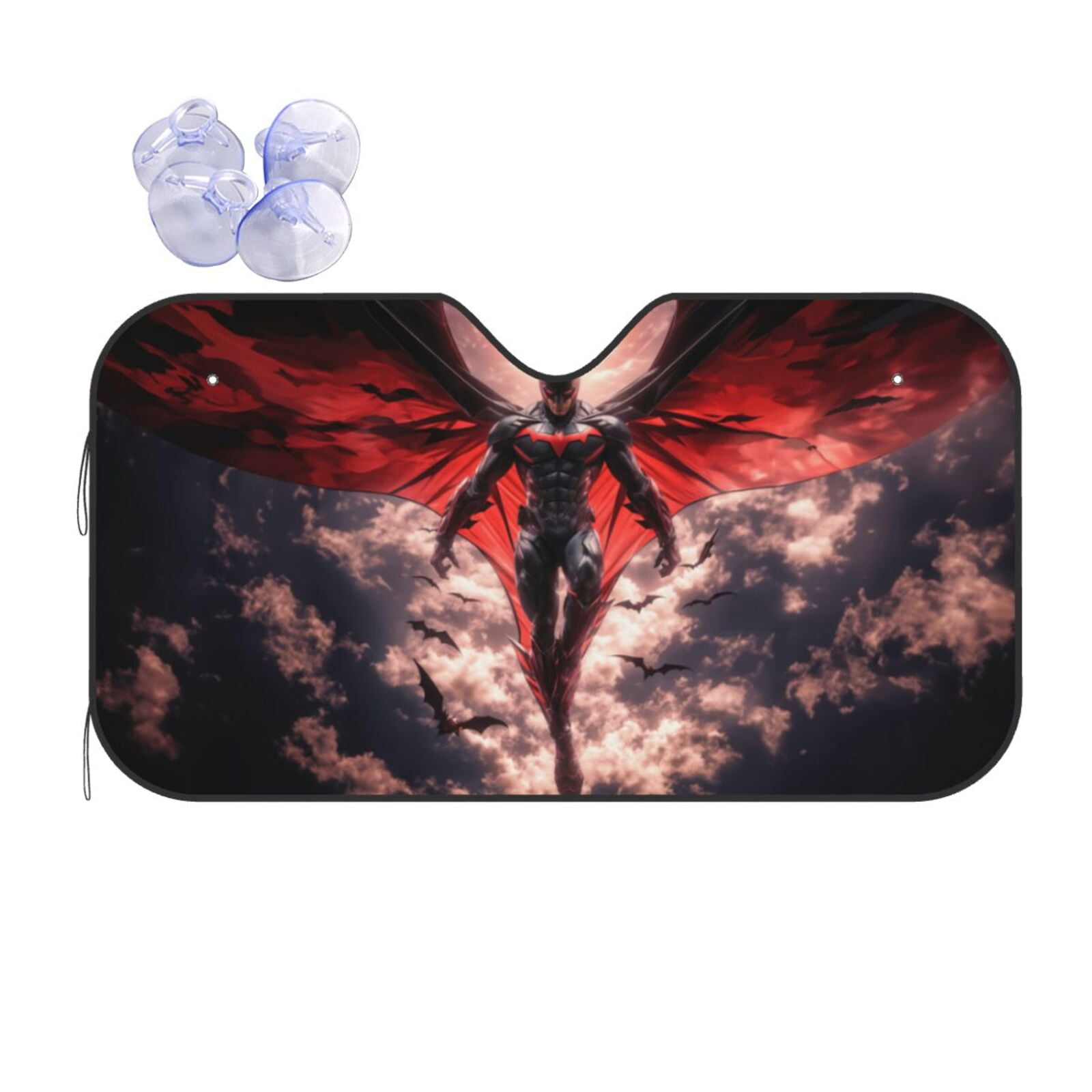 Cute Cartoon Movie Hero Batman Folding Car Visor Front Window, Car ...