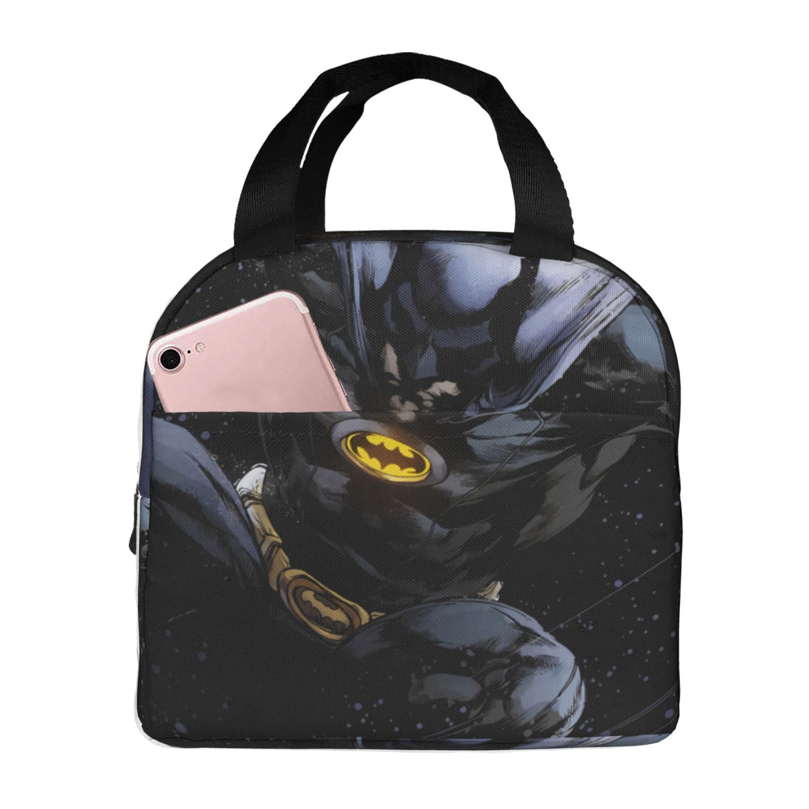Cute Cartoon Movie Hero Batman Lunch Bag for Adult Lunch Box Insulated ...