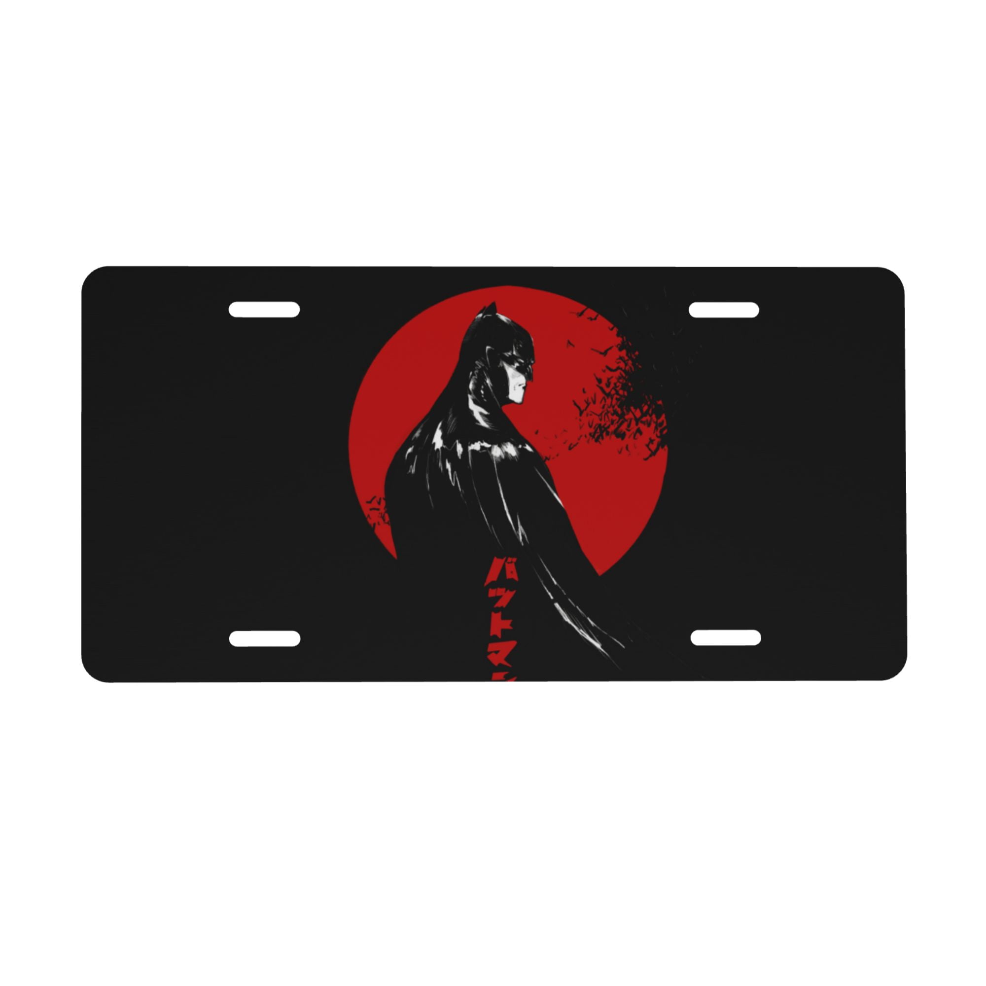 Cute Cartoon Movie Hero Batman Printed License Plate Auto Car Tag ...
