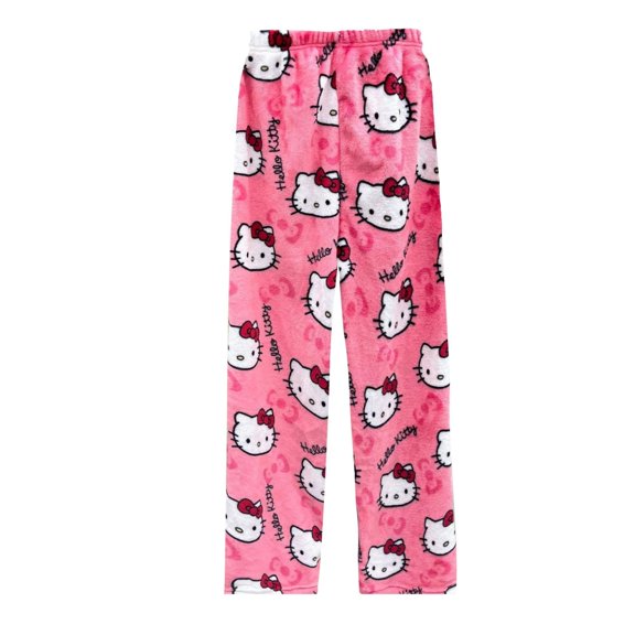 Cute Cartoon Pajamas Pants for Women, Plush Pj Pants, Christmas ...