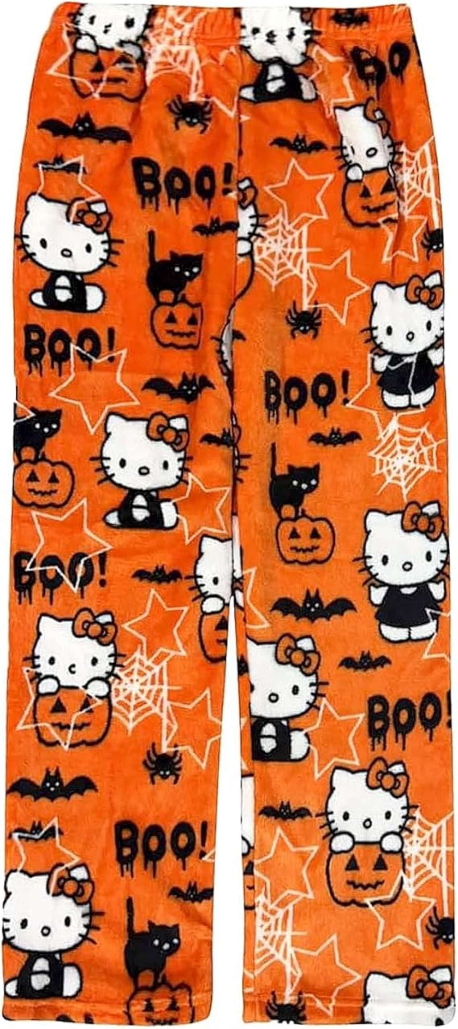 Cute Cartoon Pajama Pants For Women Plush Pj Pants Halloween Christmas Pajama Pantskawaii