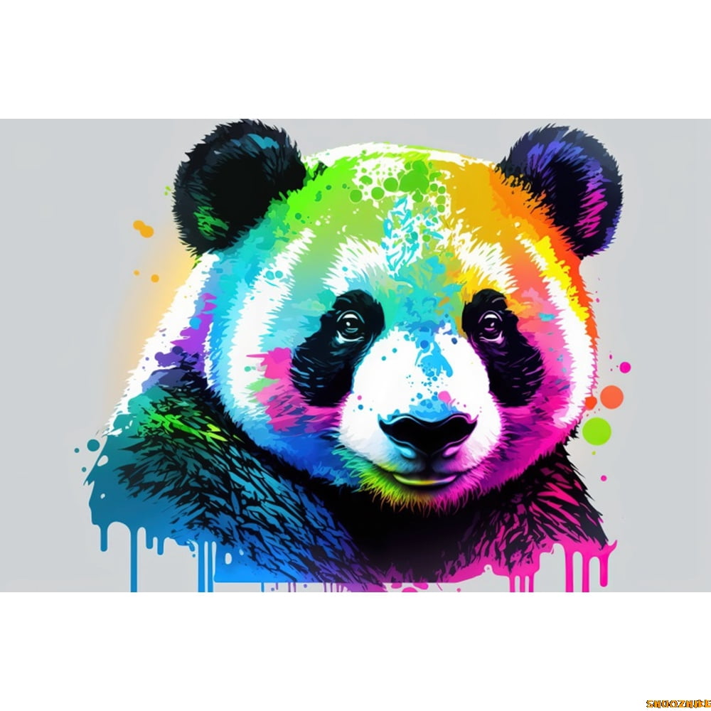 Cute Cartoon Panda Backdrop Bamboo Flowers Panda Banner for Baby Shower ...