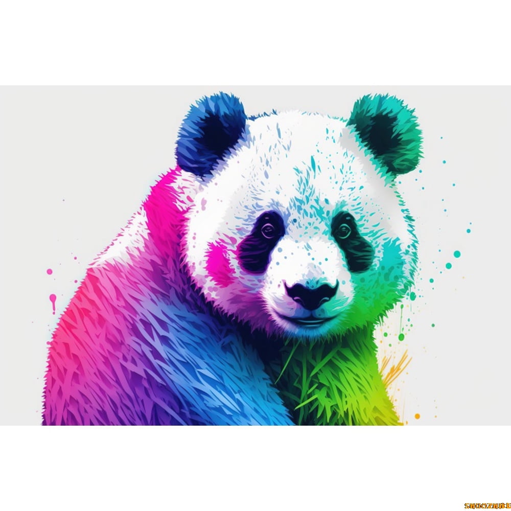 Cute Cartoon Panda Backdrop Bamboo Flowers Panda Banner for Baby Shower ...