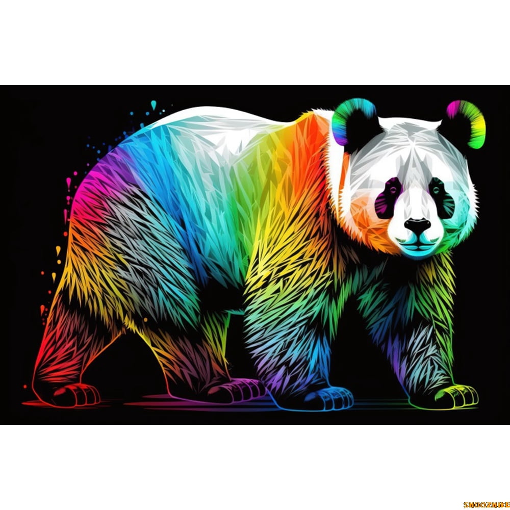 Cute Cartoon Panda Backdrop Bamboo Flowers Panda Banner for Baby Shower ...