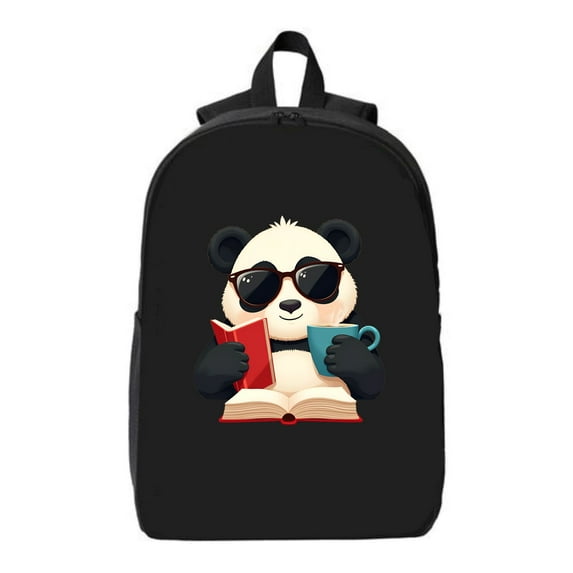 Cute Cartoon Panda Laptop Backpack - Fits 15 " Laptop & iPad Stylish ...