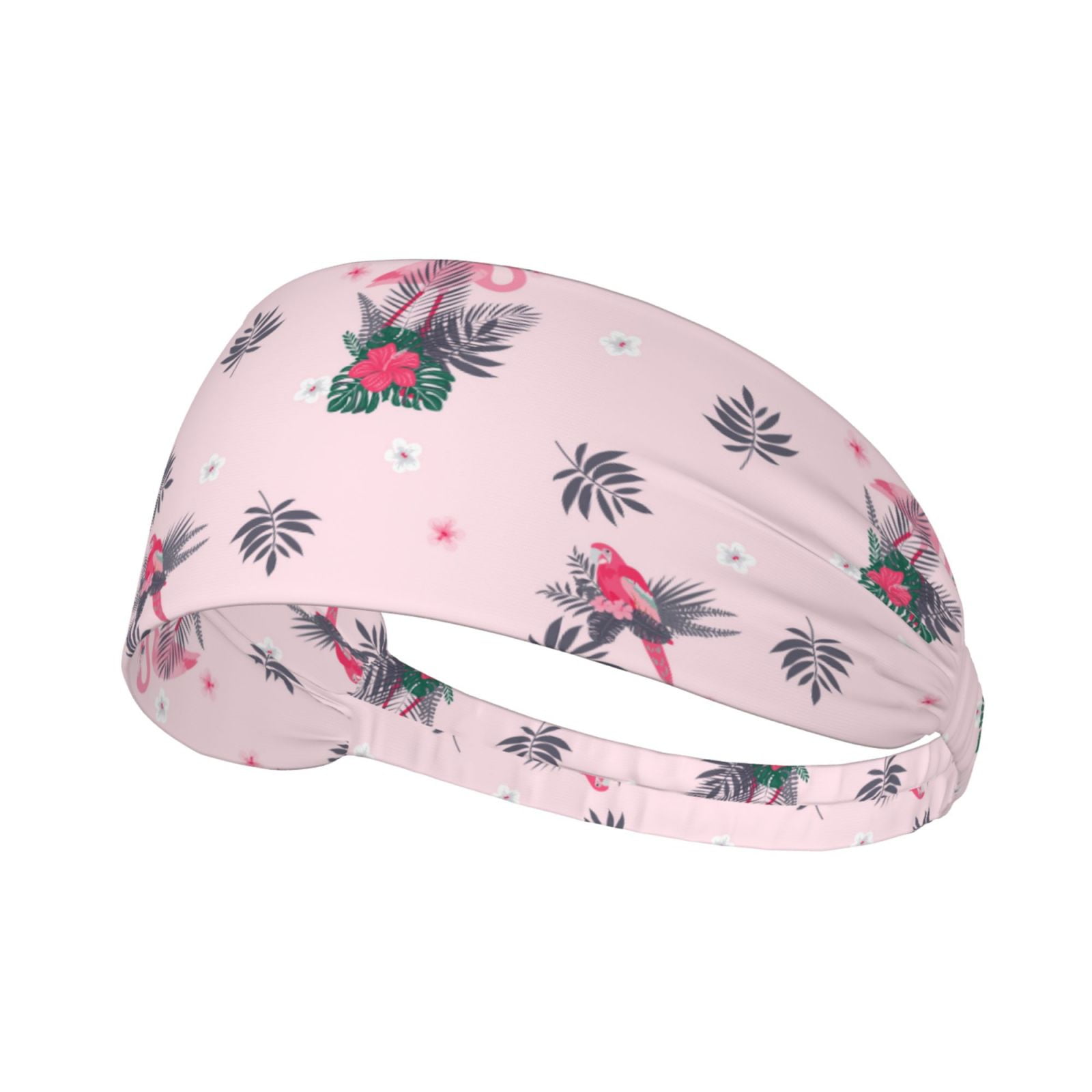 Cute Cartoon Parrot Flamingo Flower Headbands for Women Men, Workout ...