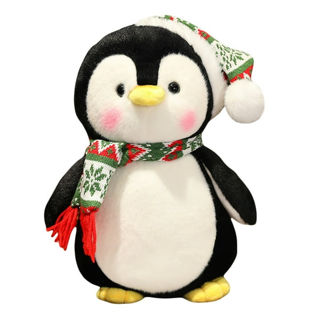 Cute Cartoon Penguin Stuffed Animals Doll Soft Plush Throw Pillow ...