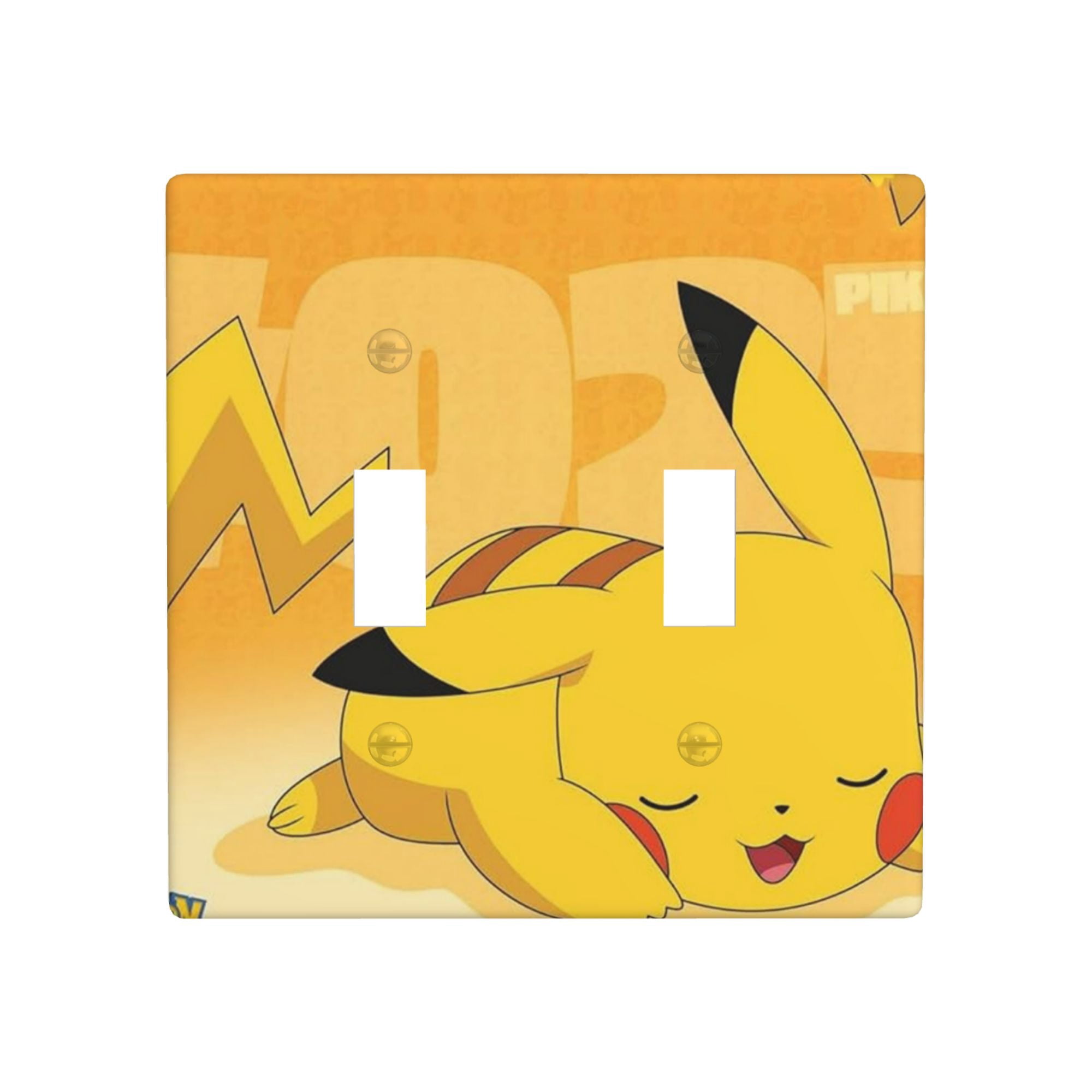 Cute Cartoon Pikachu Pokemon character Light Switch Cover Decorative 2 ...