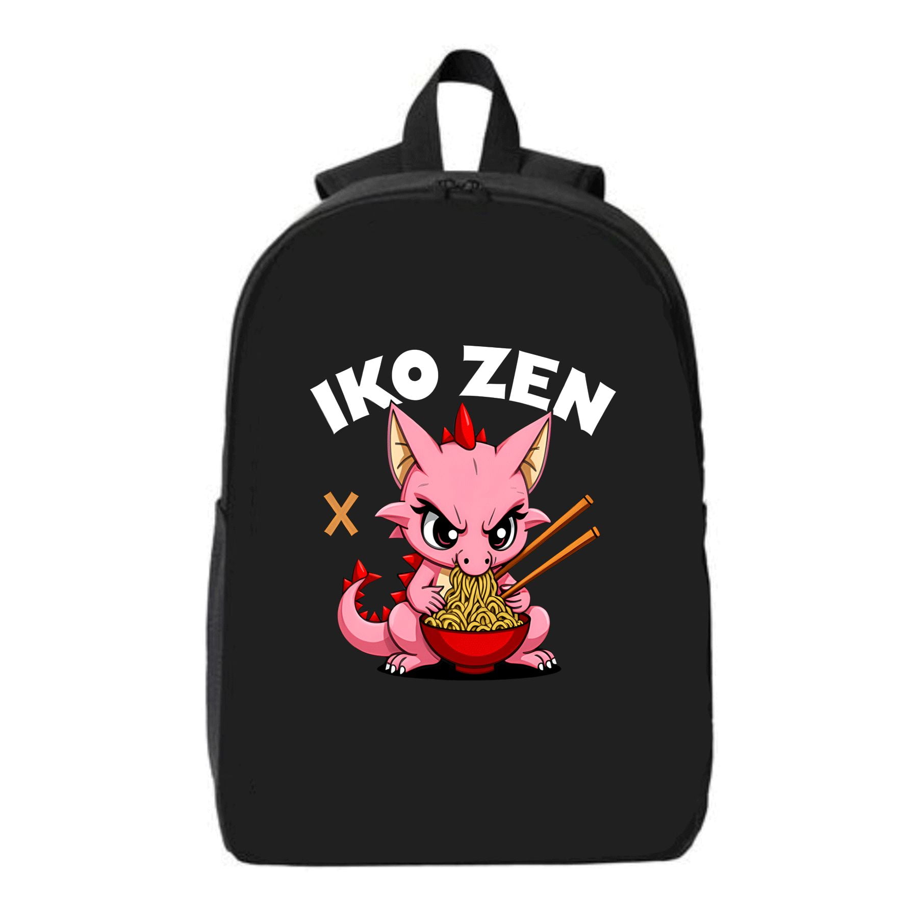 Cute Cartoon Pink Dragon Design Laptop Backpack - Fits 15 " Laptop ...
