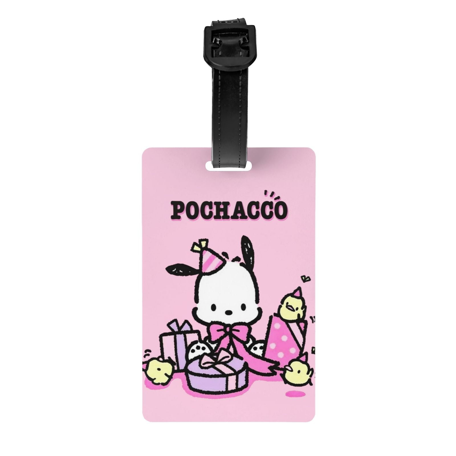 Cute Cartoon Pochacco Printed Luggage Tags for Suitcases 2-Pack Cute ...