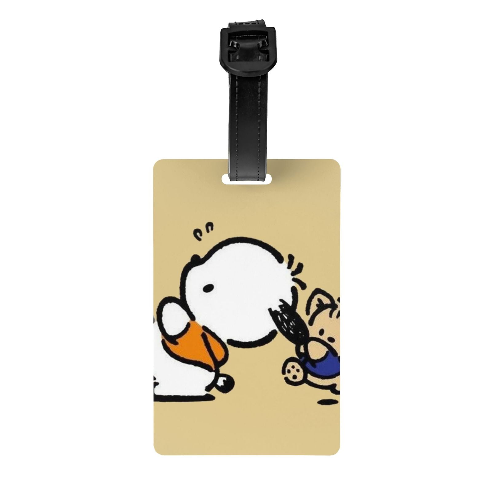 Cute Cartoon Pochacco Printed Luggage Tags for Suitcases 4-Pack Cute ...