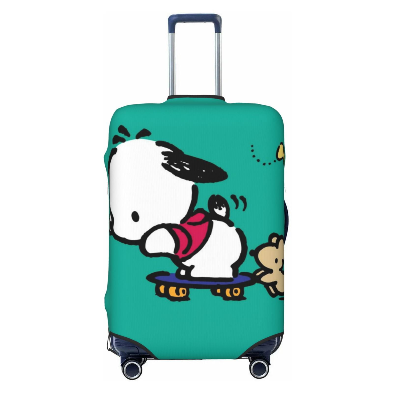 Cute Cartoon Pochacco Printed Travel Luggage Cover Suitcase Protector ...