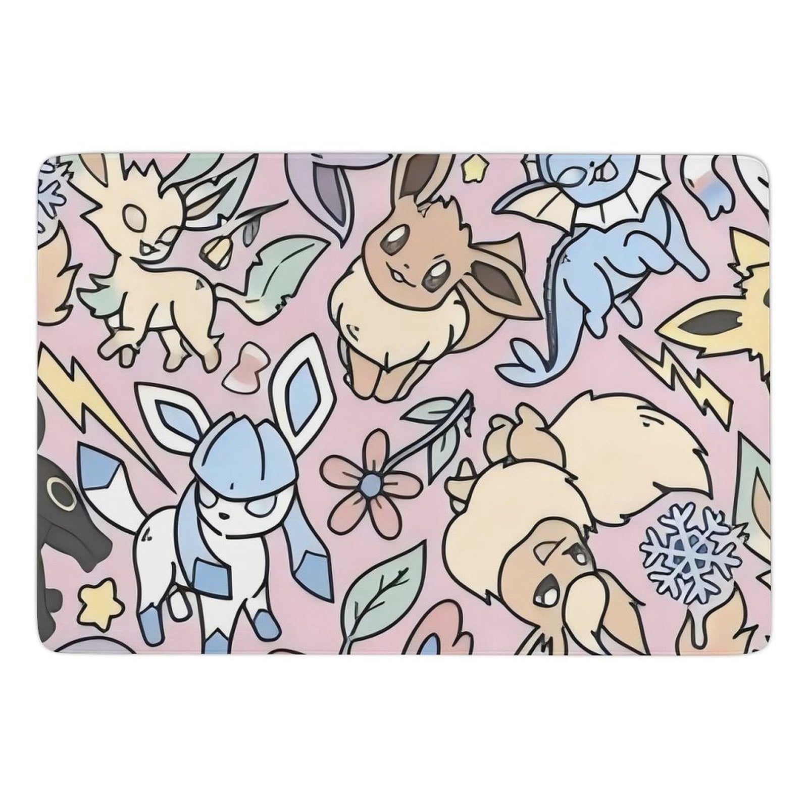 Cute Cartoon Pokemen Kitten Prints Area Rugs,Living Room Floor Mats ...