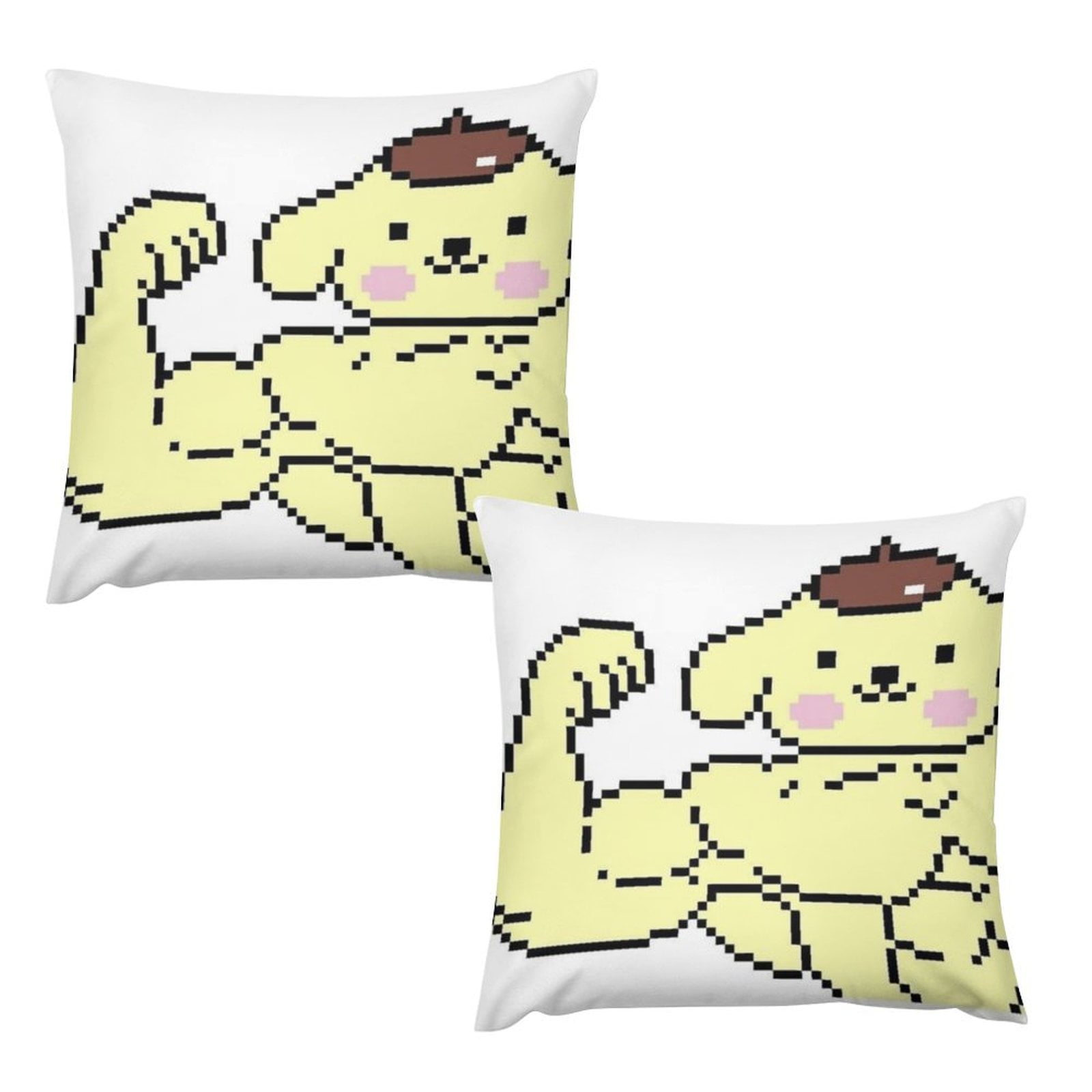 Cute Cartoon Pompompurin Home Decorative Anime Plush Pillow Case Set of ...