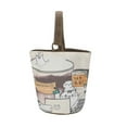 Cute Cartoon Print Canvas Bag Practical Single Shoulder Bag Large ...