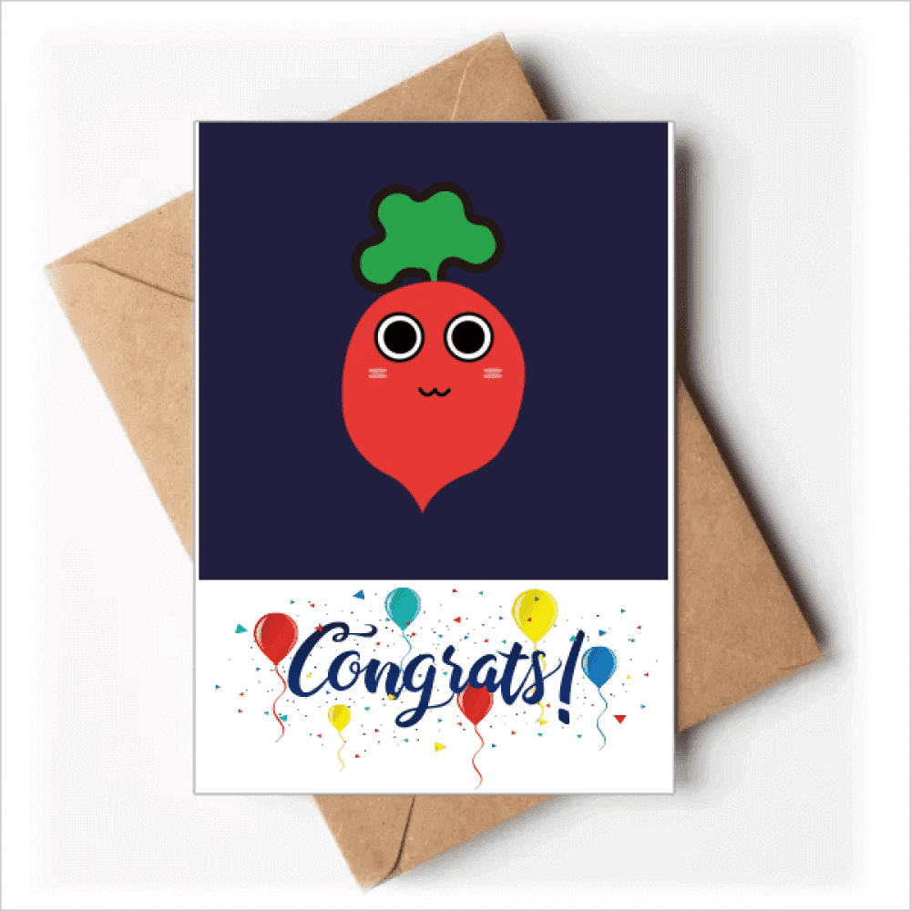 Cute Cartoon Radish Cry Face Cartoon Wedding Cards Congratulations ...