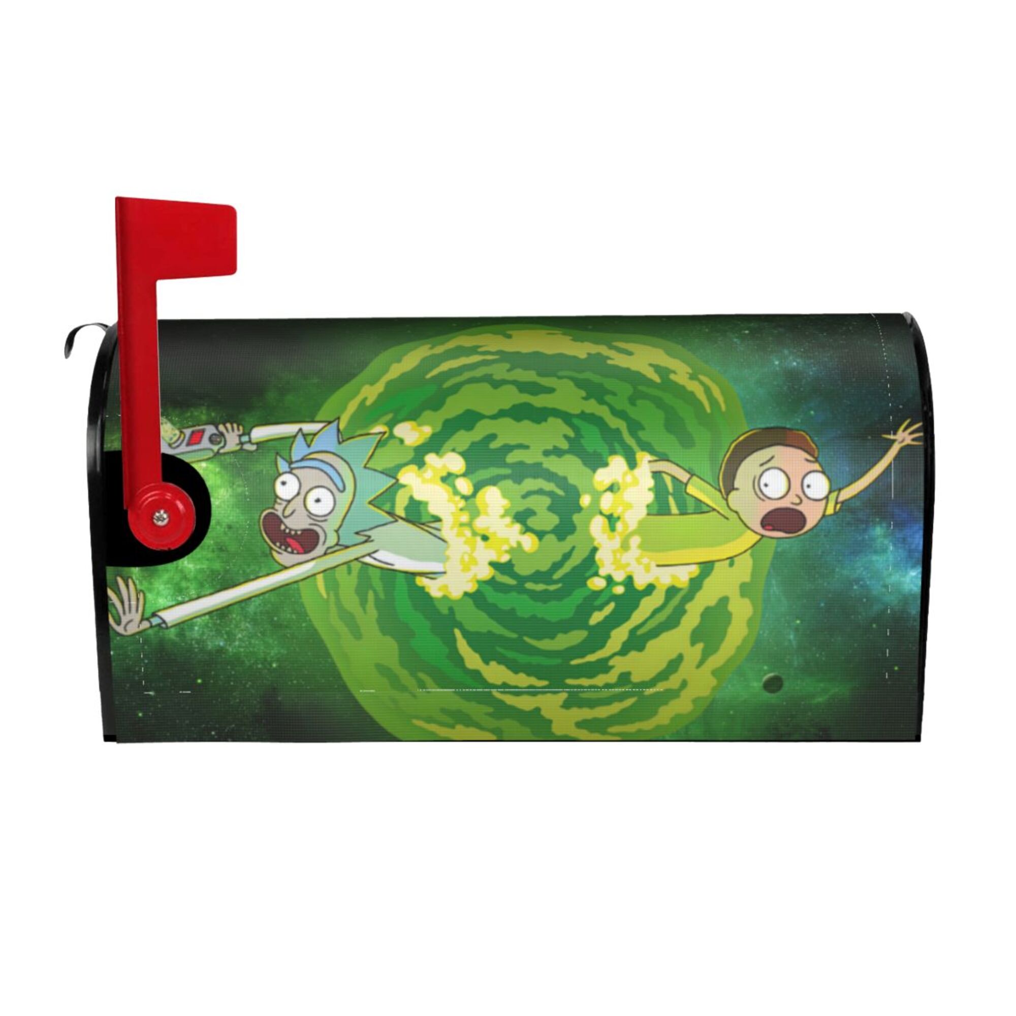 Cute Cartoon Rick And Morty Mailbox Cover Anime Post Letter Box Covers ...