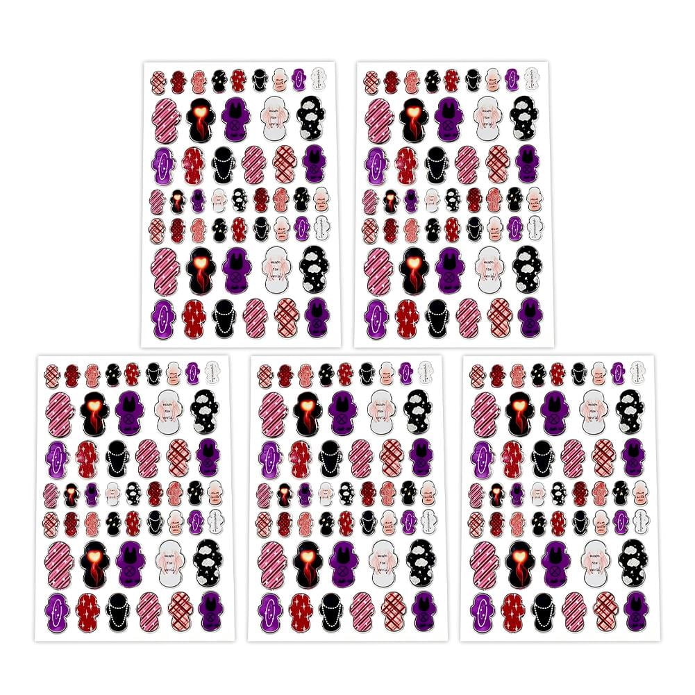 Cute Cartoon Sanitary Napkins, Creative Jelly Stickers DIY Notebook ...