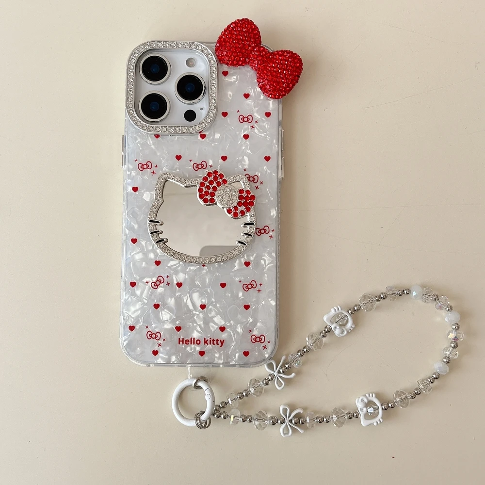 Cute Cartoon Sanrio Hello Kitty Phone Case For iPhone 16 15 14 13 12 ...