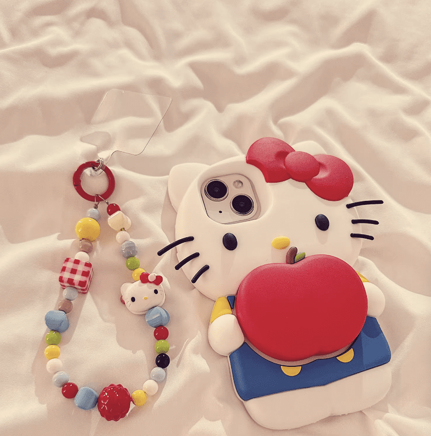 Cute Cartoon Sanrio Hello Kitty Phone Case For iPhone 17 Pro Max 16 15 ...