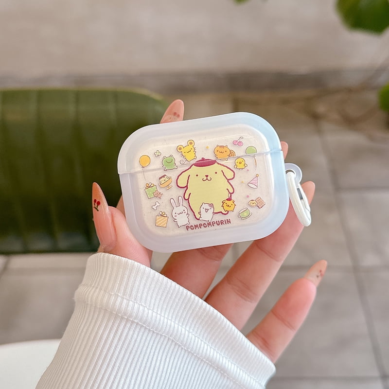 Cute Cartoon Sanrio Hello Kitty Purin Earphone Case For Airpods 1 2 3 4 ...