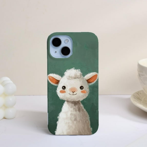 Cute Cartoon Sheep Girly Fun Pastel Artistic Pattern Case with iPhone ...