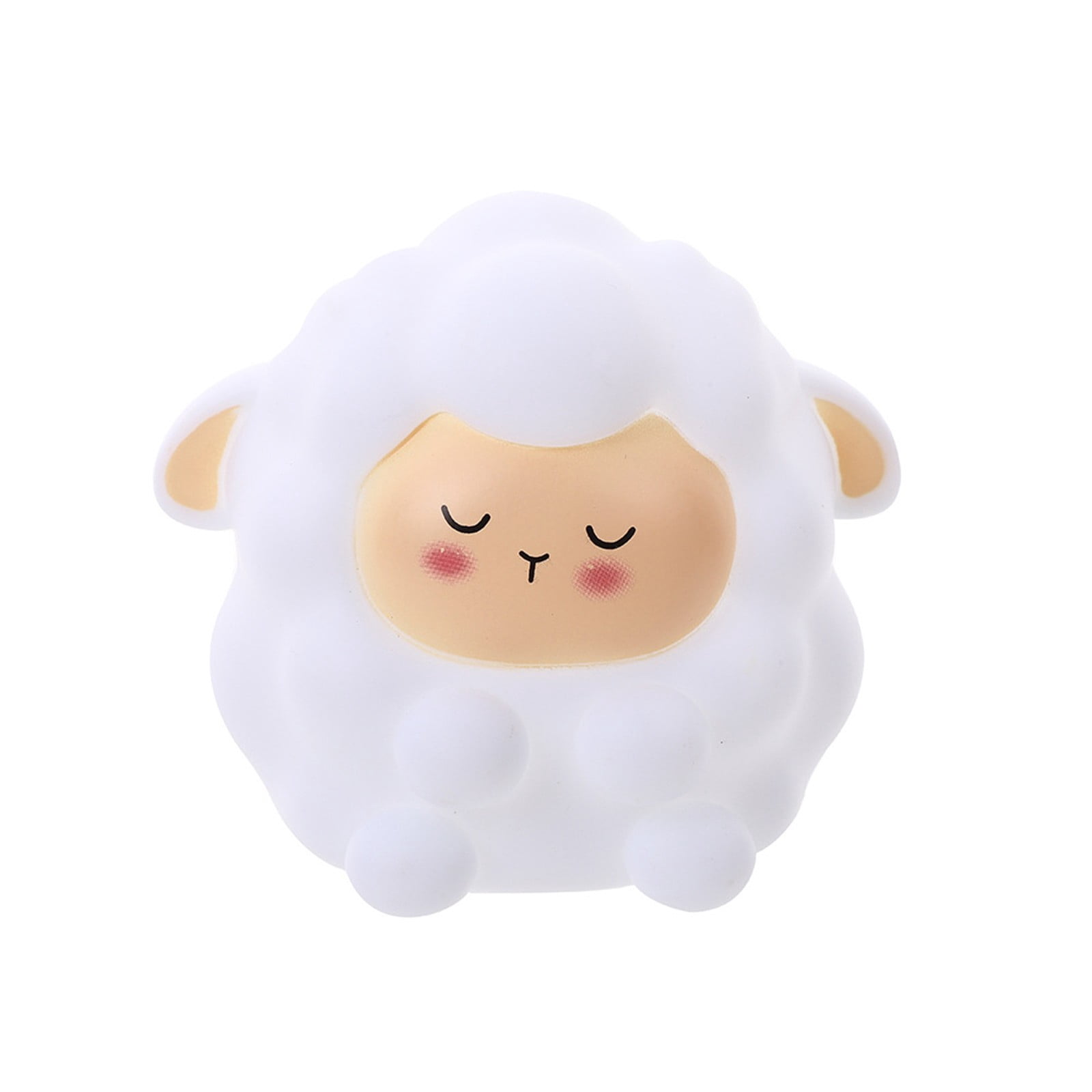 Cute Cartoon Sheep Night Light Soft Warm Led Sleep Lamp For Kids ...
