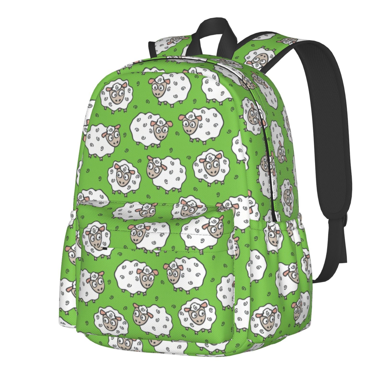Cute Cartoon Sheep Pattern Backpack for Men Women Laptop Backpack ...