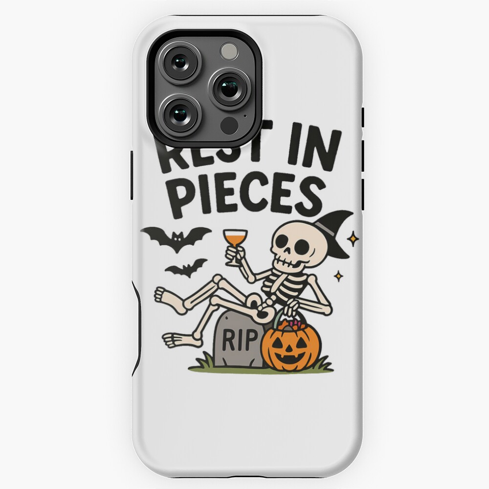 Cute Cartoon Skeleton Lounging on Tombstone T Shirt Fun Halloween ...
