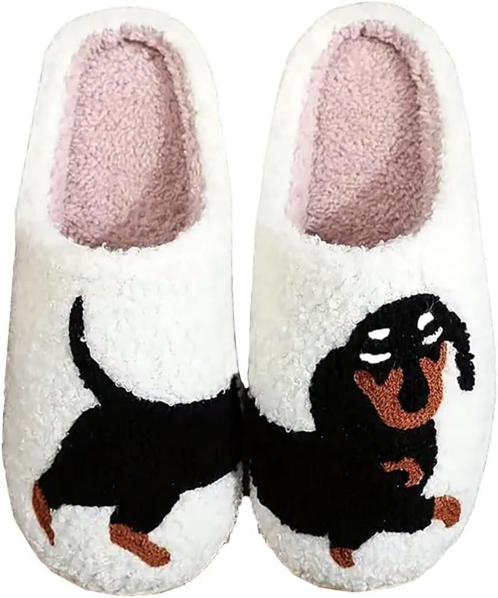 Cute Cartoon Slippers Dachshund Dog Slippers Chicken Animal Slippers ...