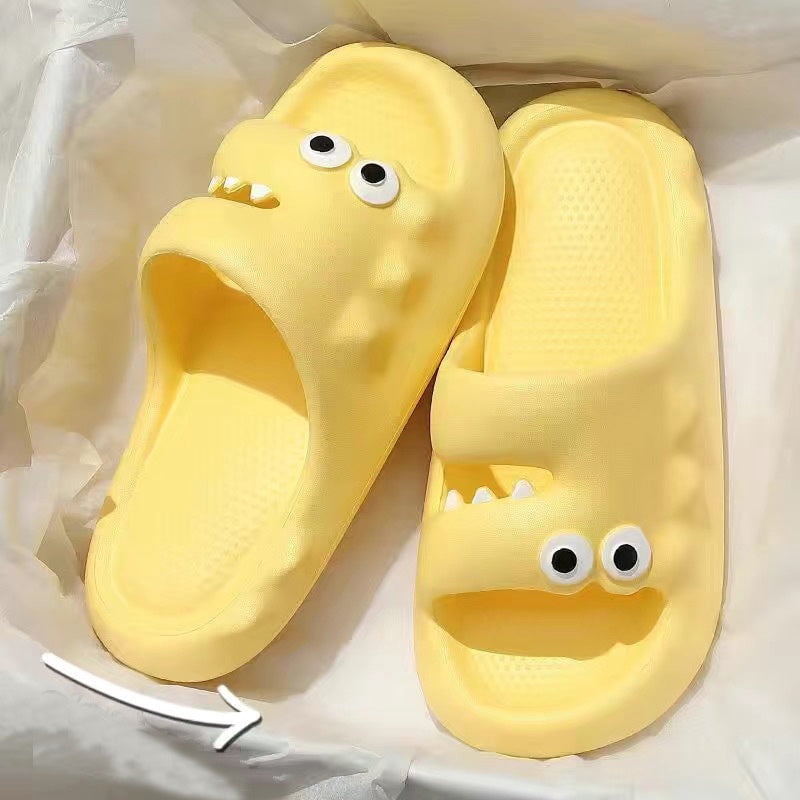 Cute Cartoon Slippers For Women Men Indoor And Outdoor Non-slip Thick ...