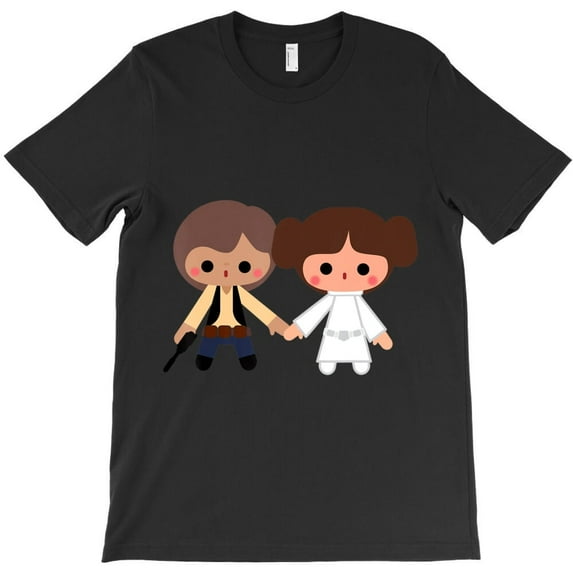 Cute Cartoon Space Smuggler and Rebel Princess Style Graphic H9342 ...