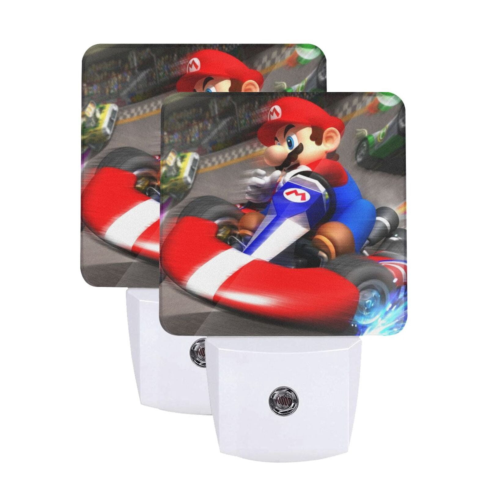 Cute Cartoon Square Night Lights Graphic Super Mario Pattern Modern ...