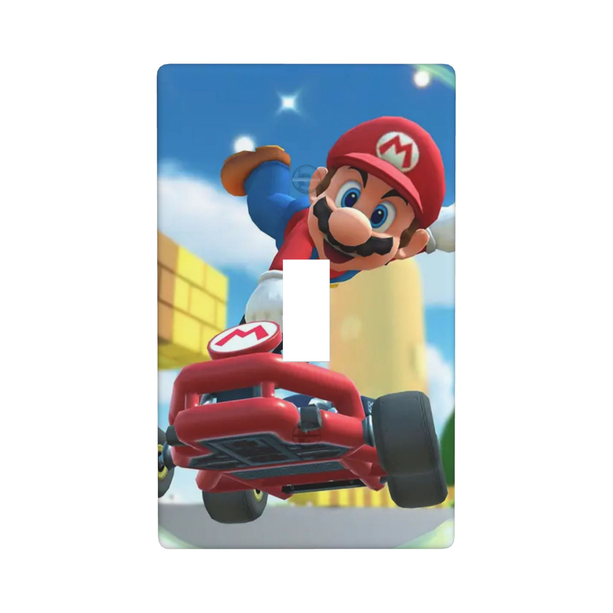 Cute Cartoon Super Mario Light Switch Cover Decorative 1-Gang Single ...