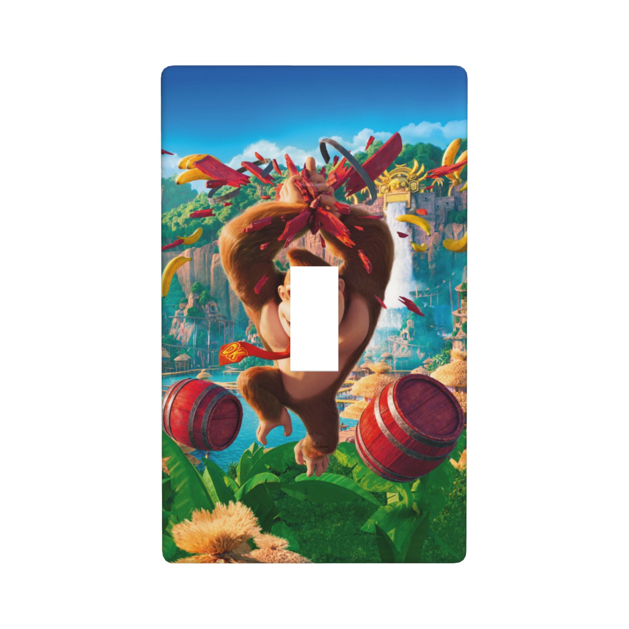 Cute Cartoon Super Mario Light Switch Cover Decorative 1-Gang Single ...